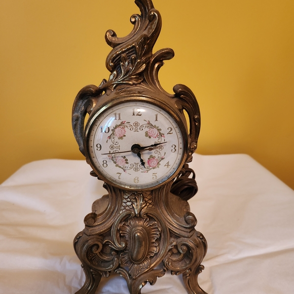 Wall Decor | Vintage Bronze Ornate Wall Clock | Poshmark